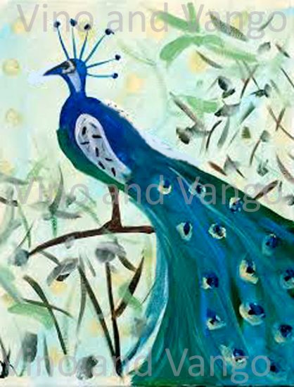 New Peacock blue watermark - Vino and Vango